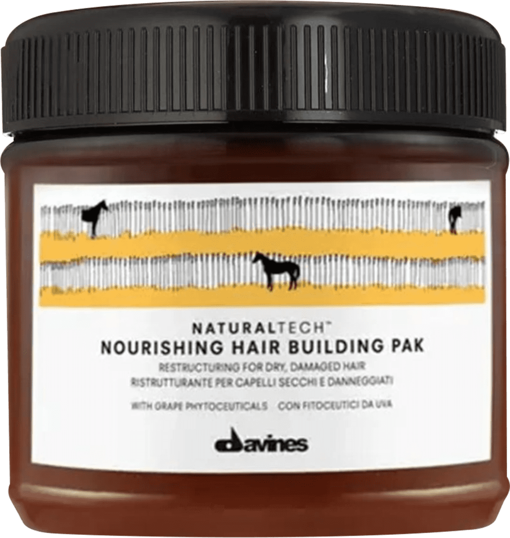 Kit Davines Natural Tech Nourishing - Shampoo e Condicionador e Máscara Building Pak + Brinde OI ...
