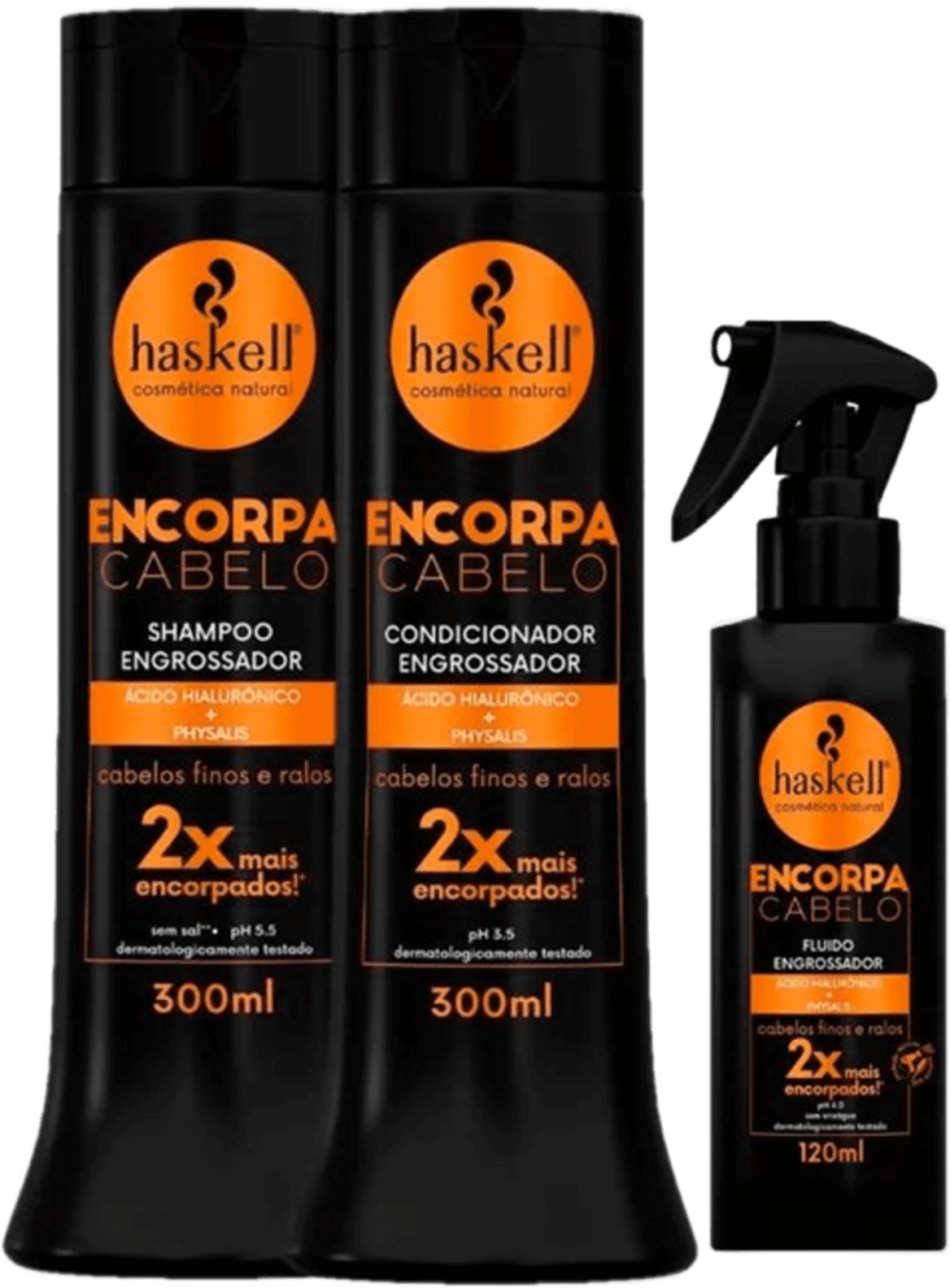 Kit Haskell Encorpa Cabelo Tripla Ação | Beleza na Web