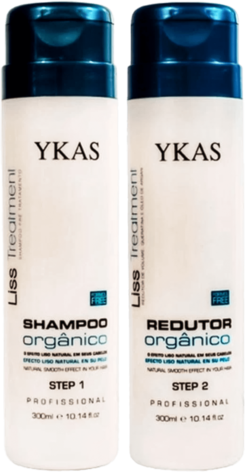 Kit Escova Progressiva Orgânico Liss Ykas Formol Free 300ml