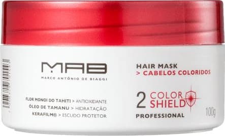MAB Marco Antônio de Biaggi Color Shield - Máscara Capilar 100g