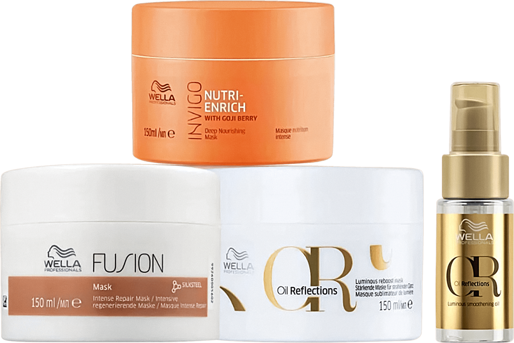 Kit Wella Professionals Cronograma Capilar Home Shine Care | Beleza na Web