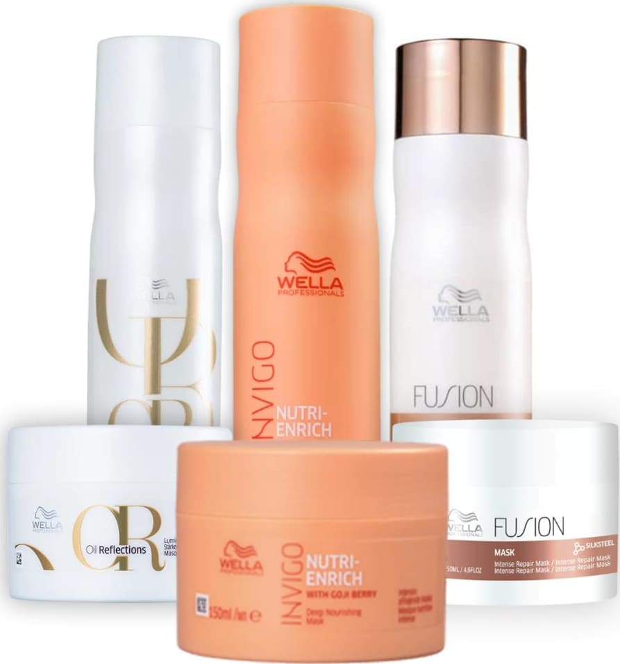 Kit Wella Professionals Fusion Nutri-Enrich Oil Reflections Complet ...