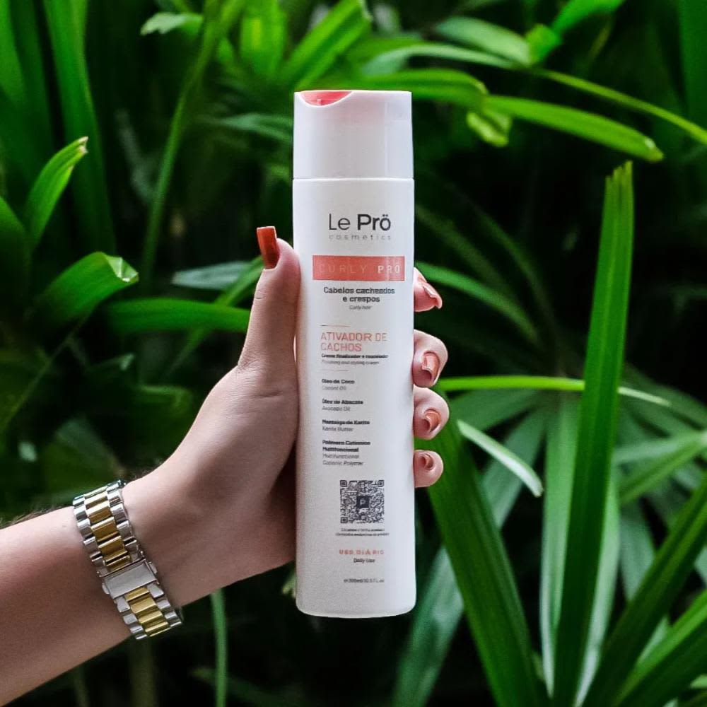Creme ativador de cachos Curly Pro 300 ml Le Pro Cosmetics