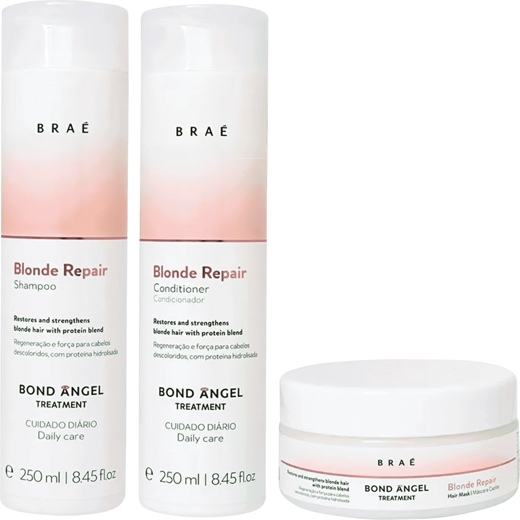 Kit Braé Blonde Repair Bond Angel | Beleza na Web