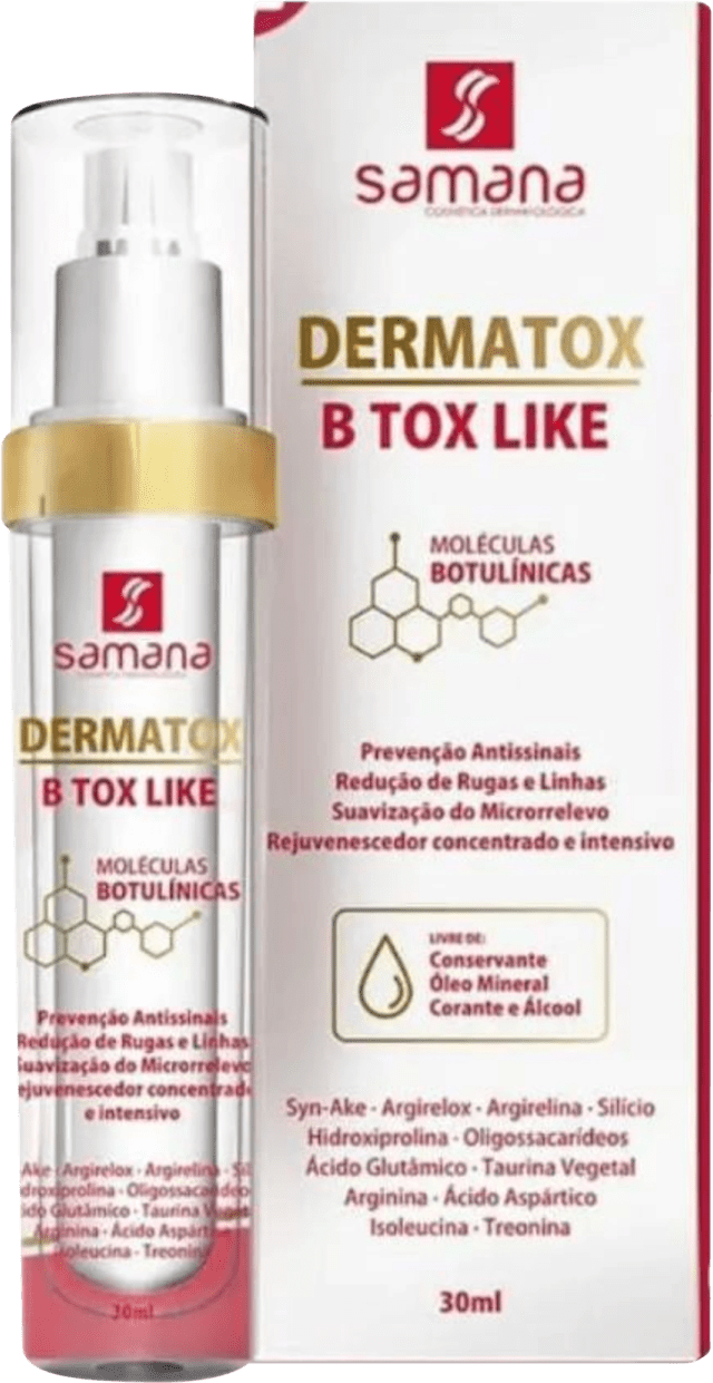 Samana Dermatox B Tox Like Creme Redutor de Linhas 30ml | Beleza na Web