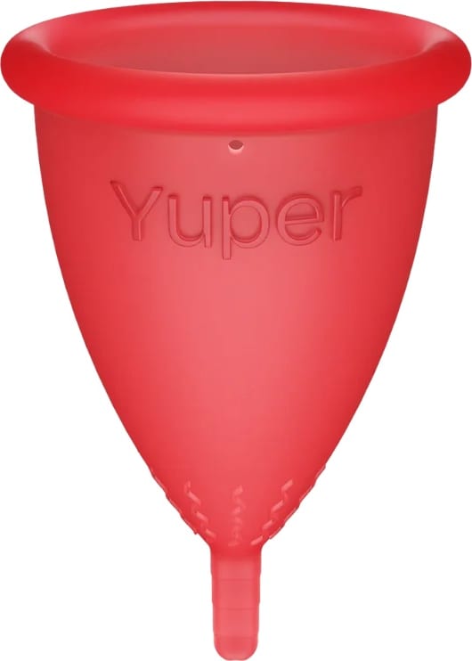 Coletor Menstrual Yuper Coral Tamanho M | Beleza na Web