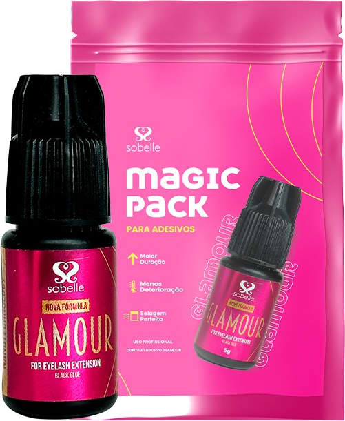 Cola para Extensão de Cílios Sobelle Glamour Nanotechnology 3ml