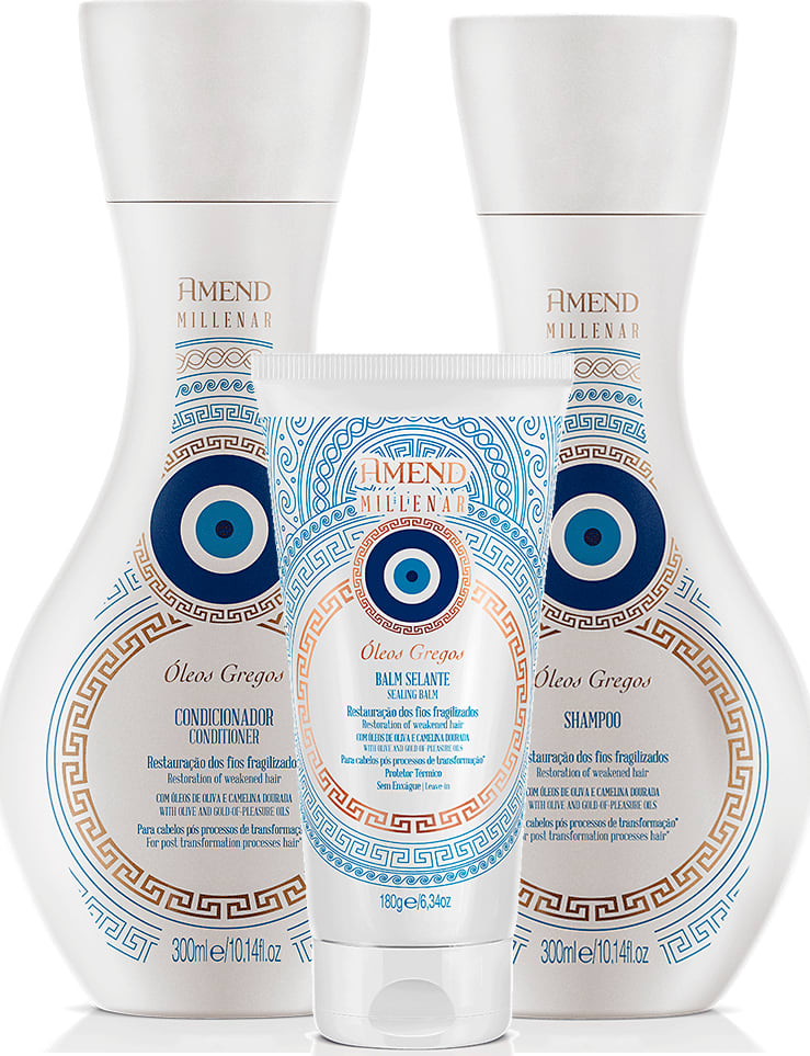 Kit Amend Millenar Óleos Gregos | Beleza na Web