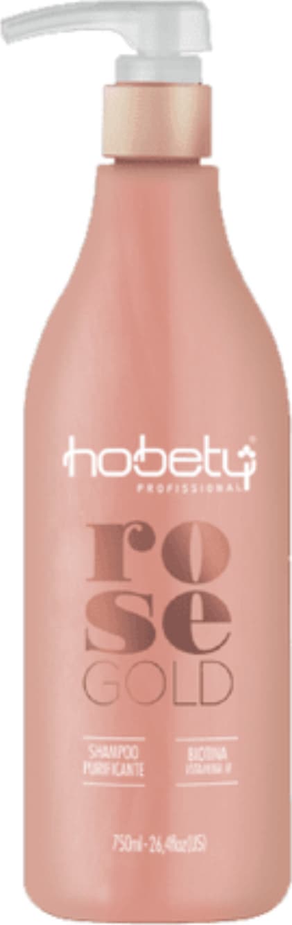 SHAMPOO ROSE GOLD 750ML HOBETY