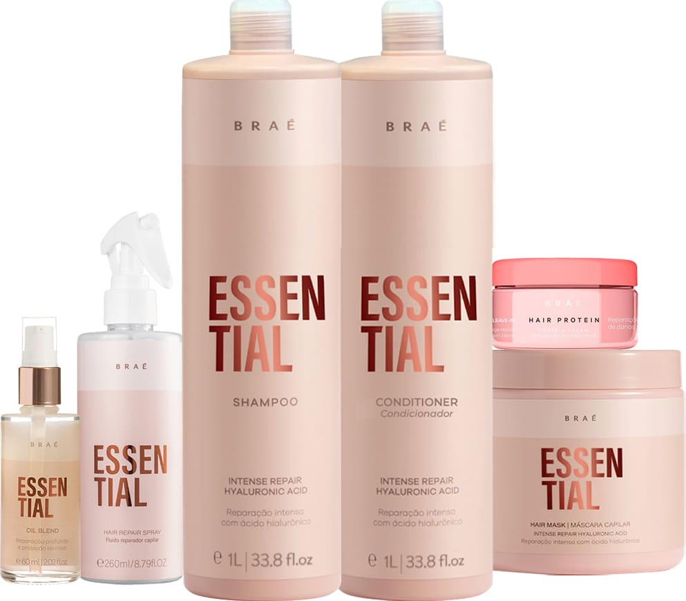 Kit Braé Essential Completo Litro Protein (6 produtos)