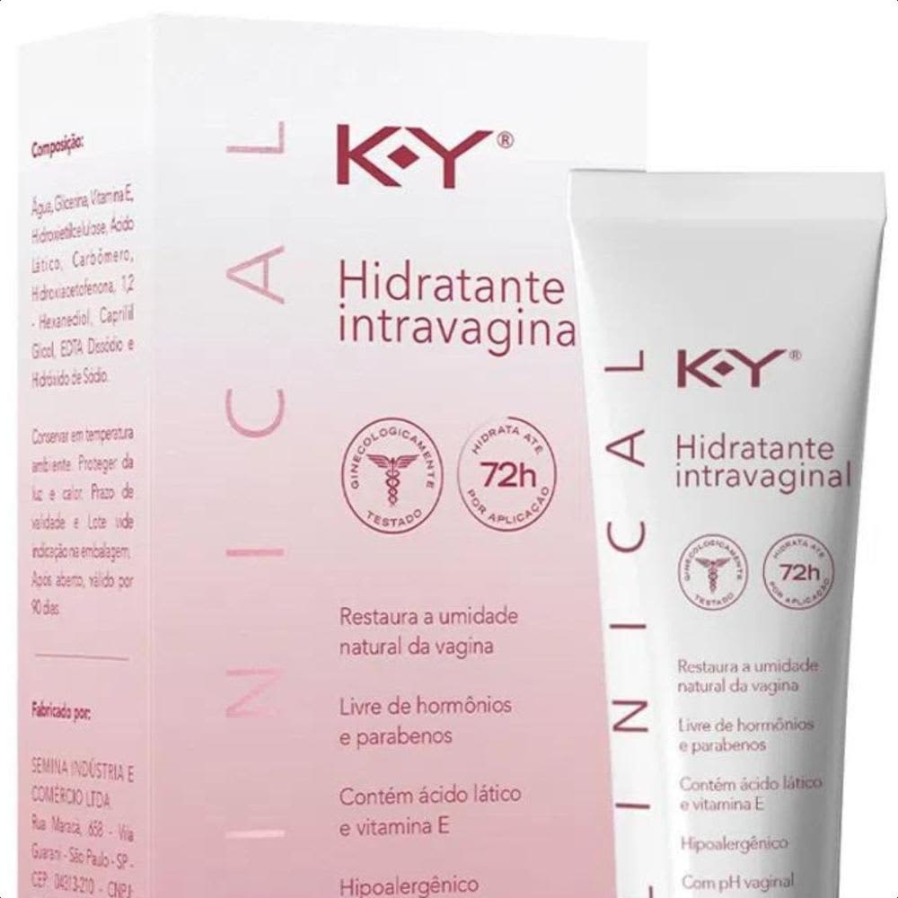 Gel Hidratante Íntimo K-Y Ky Clinical Com Aplicadores - 30g