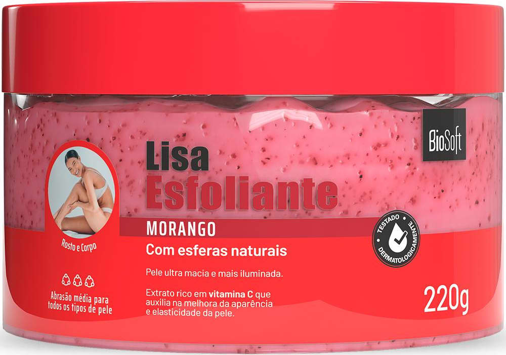 Esfoliante Morango Bio Soft 220g