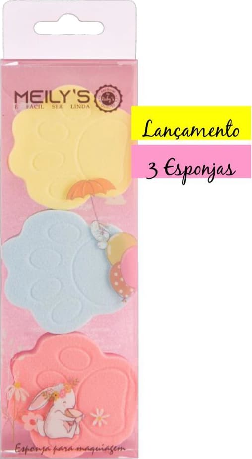 Kit Meily's Esponjas de Patinhas para Maquiagem | Beleza na Web