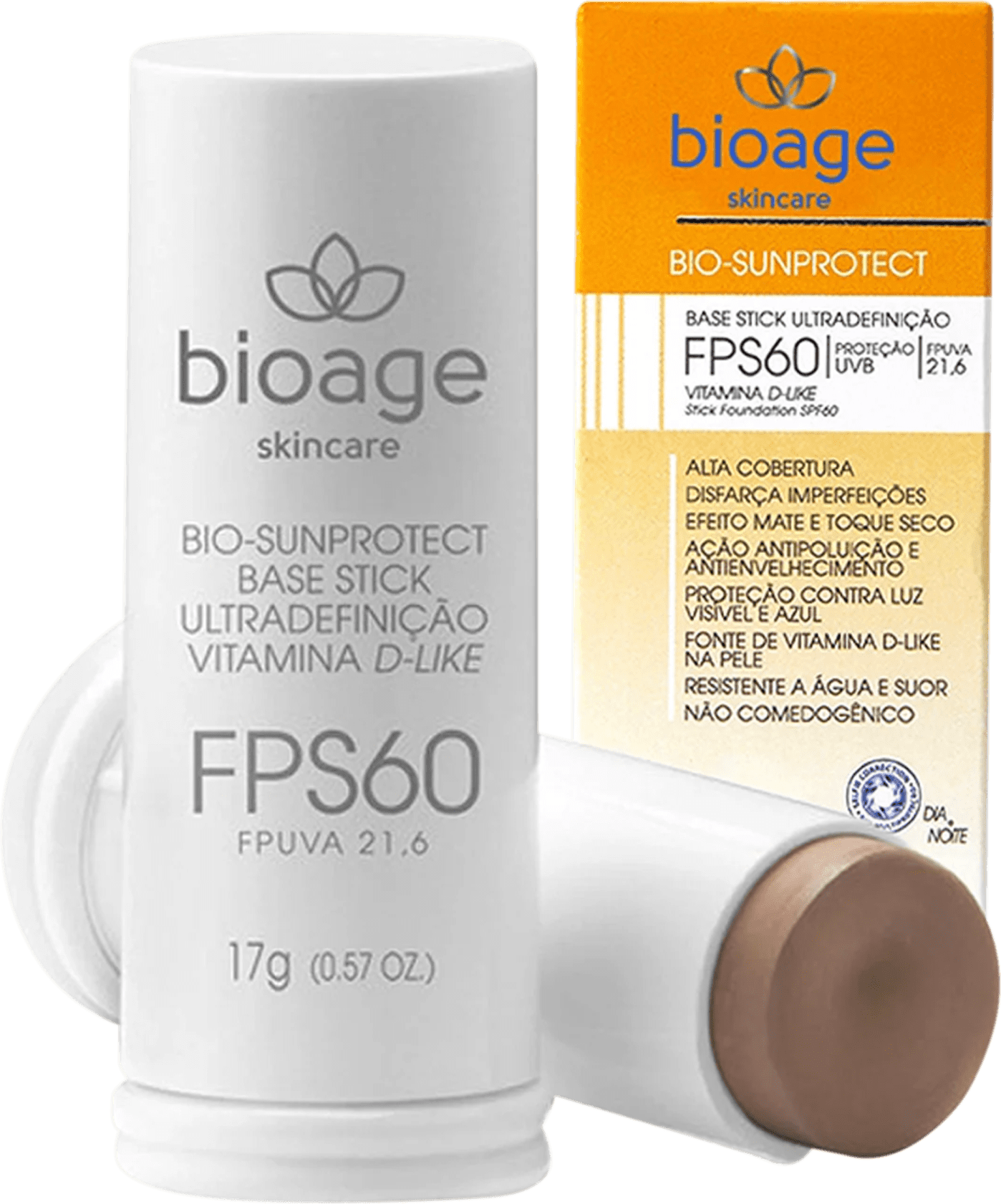 Bioage Protetor Solar Base Stick Utra Definição Vitamina D Fps60 ...