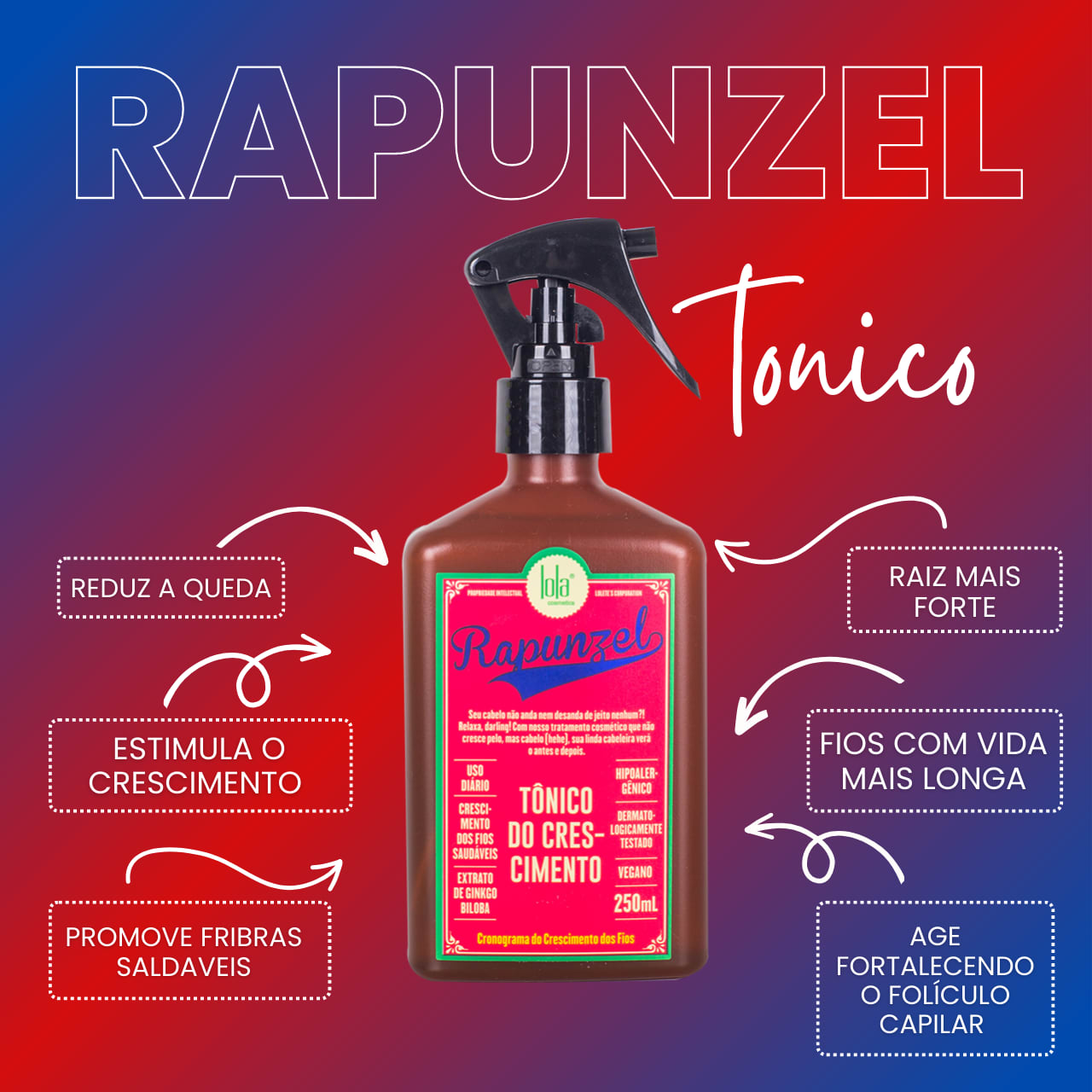 Kit Lola From Rio Rapunzel Milk Spray | Beleza na Web