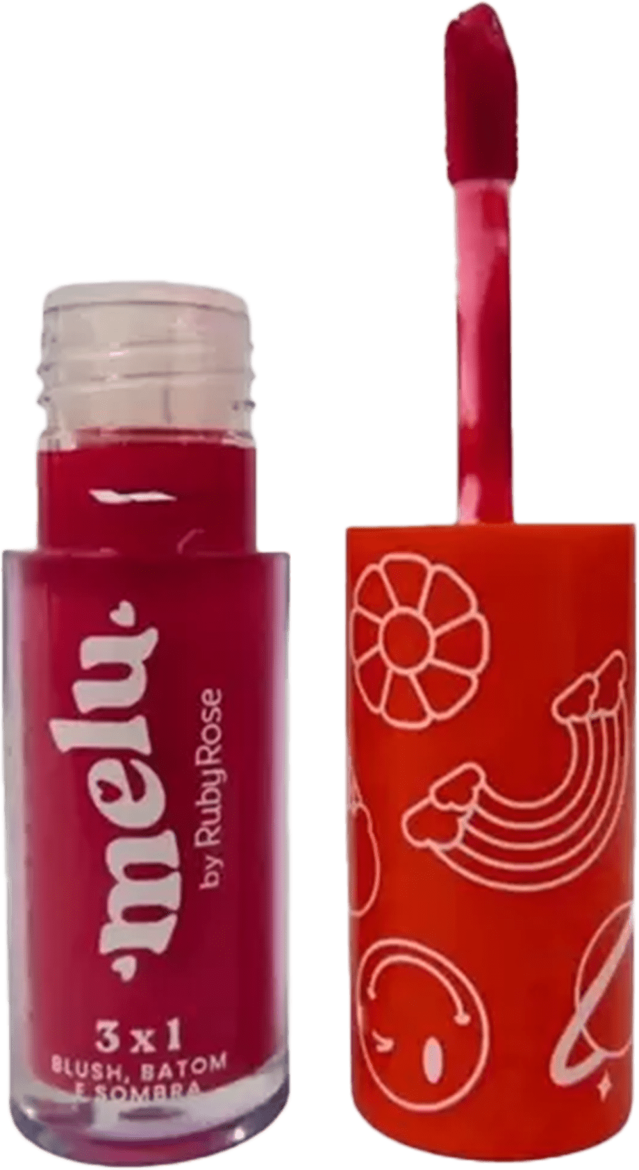 Blush Batom e Sombra Ruby Rose Melu 3x1 Sweetheart | Beleza na Web