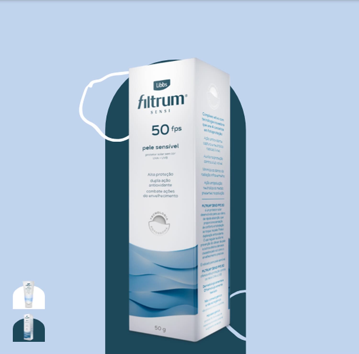 Protetor Solar Filtrum Sensi FPS50 50g