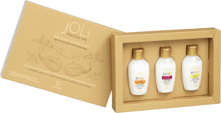 Kit Minis Óleo em Creme Joli - O Presente Ideal para um Natal Fantástico