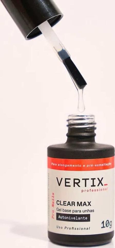 Gel Base Vertix Pro Nails Clear Max | Beleza na Web