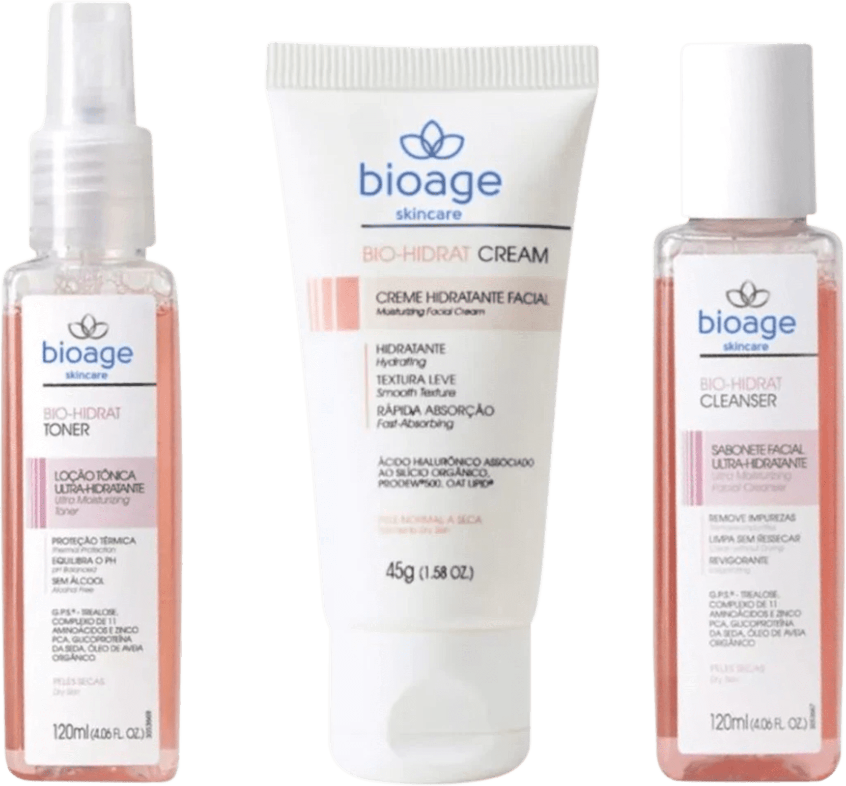 Kit Bioage Hidratação Completo Skin Care