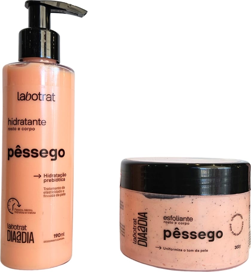 Kit Labotrat Dia a Dia Pêssego Esfoliante 300g+Hidratante