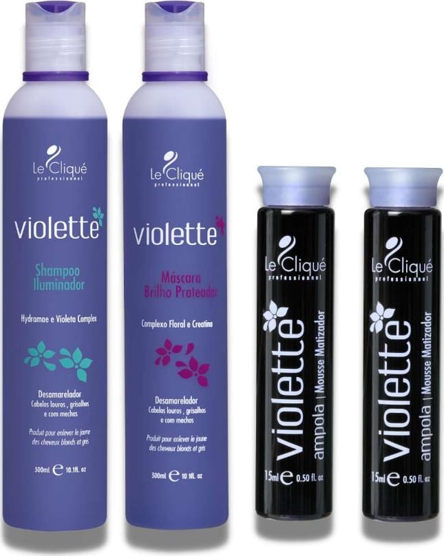 Kit Violette Brilho Prateador de Loiros 300 ml