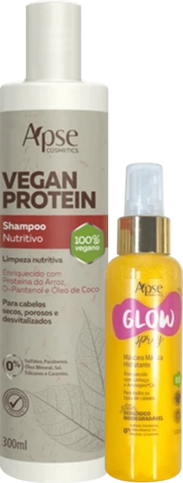 Apse Vegan Protein Shampoo e Glow Spray