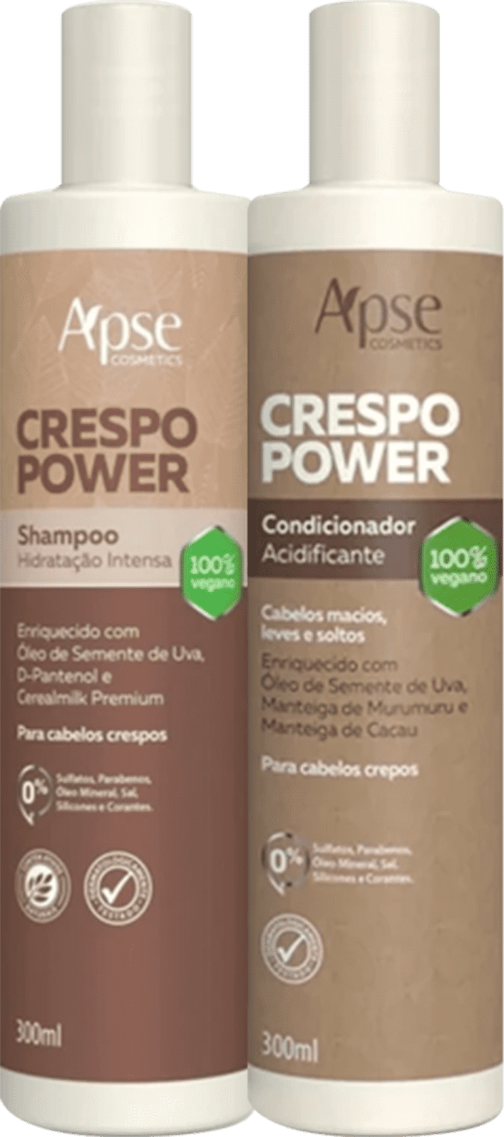 Apse Crespo Power Shampoo e Condicionador