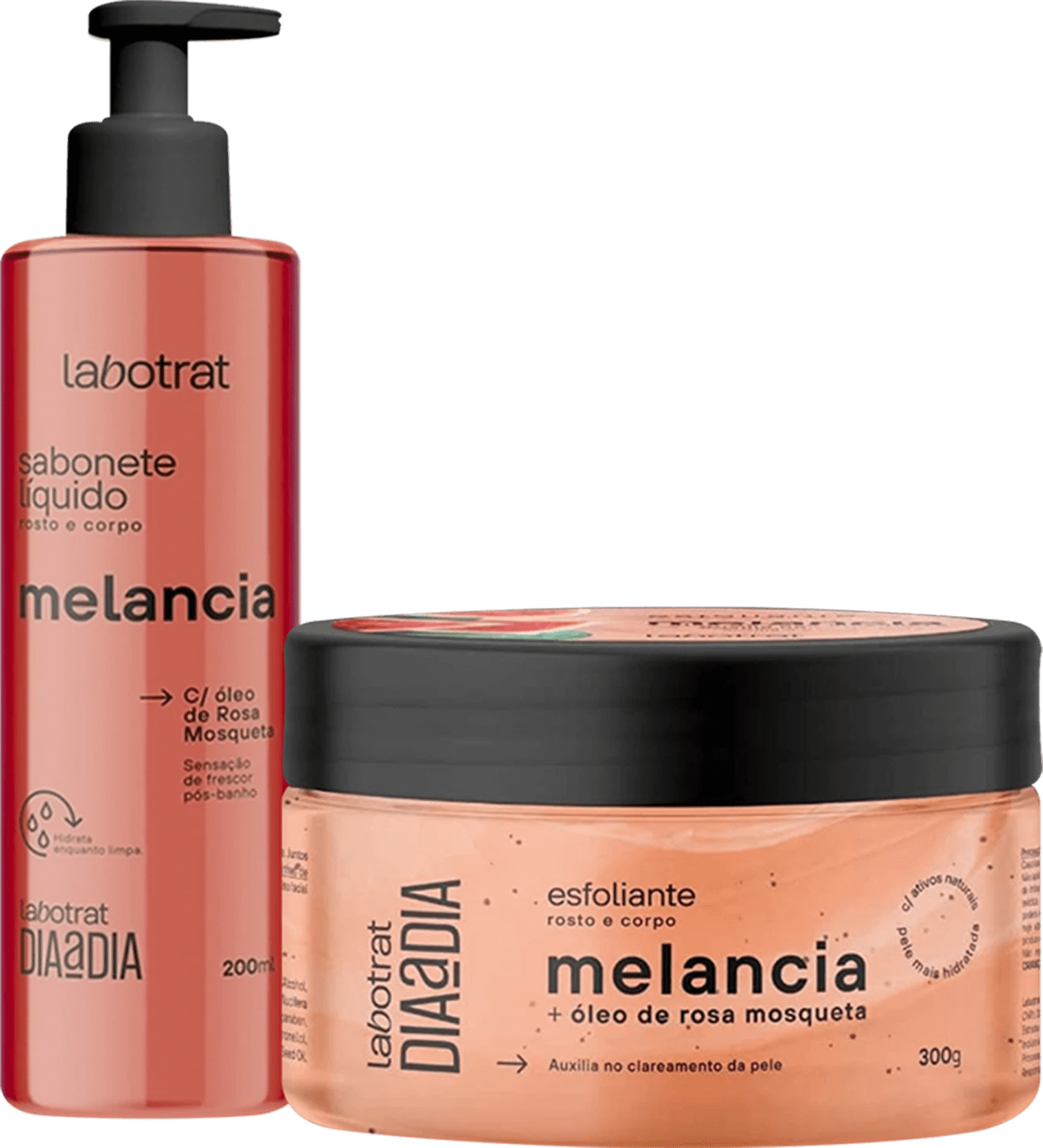 Kit Labotrat Cuidados Diários Esfoliante 300G + Sabonete Líquido Melancia