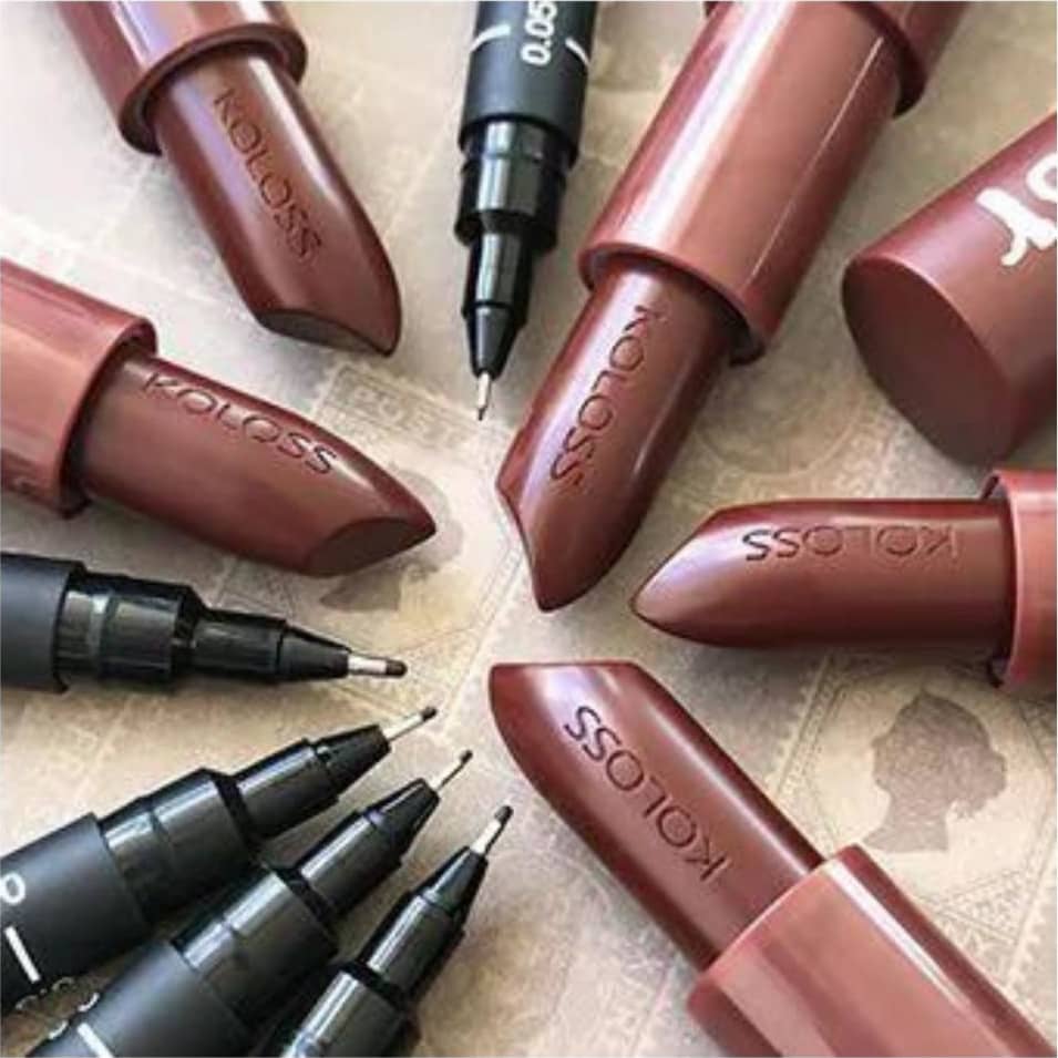 Batom Mais Cor Koloss Cor 608 Nanquim 3,5g