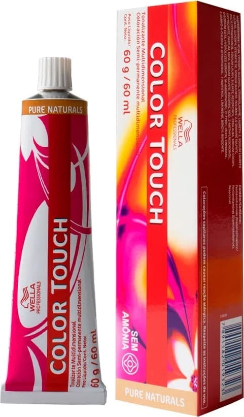 Tonalizante Wella Color Touch 7/0 Louro Médio 60 g