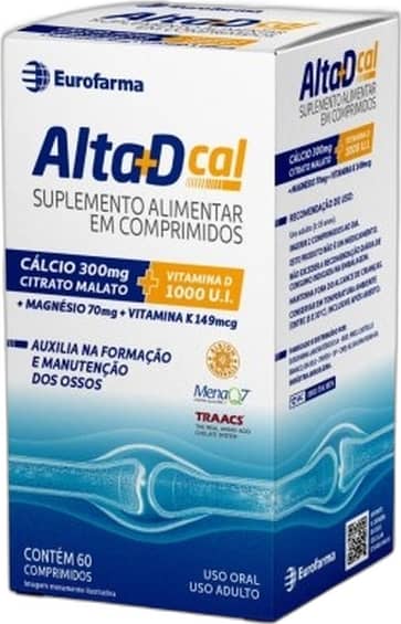 Alta+D Cal Suplemento Alimentar 60 Comprimidos