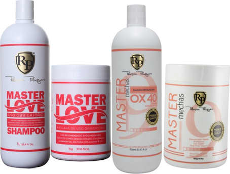 Kit Master Love + Po Descolorante + Ox 40 Master Mechas