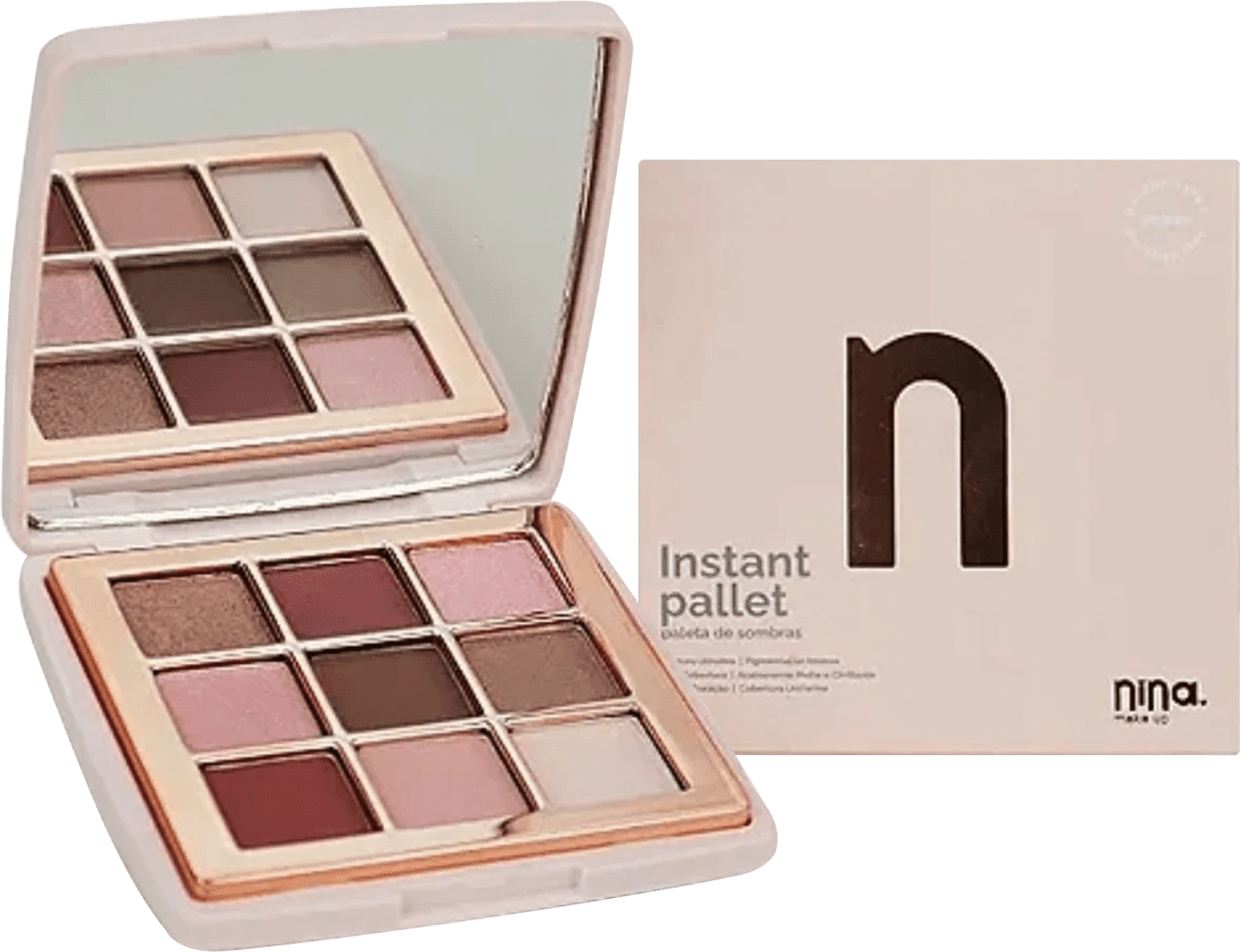 Paleta de Sombras Instant Pallet N° 2 Desire 9,5g - Nina Makeup