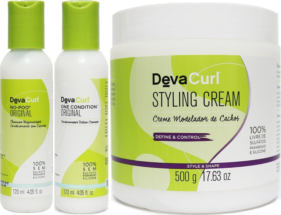 Kit Deva Curl Original Home Care 2x120ml Styling Cream 500g