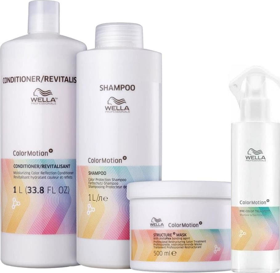 Wella Color Motion 4 Produtos Kit Completo Profissional