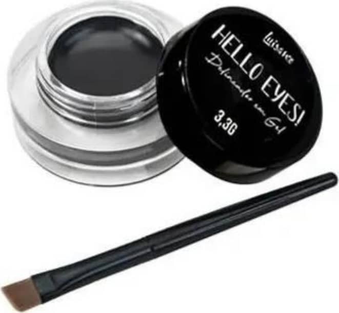 Delineador em Gel Luisance Hello Eyes! Preto 3,3g
