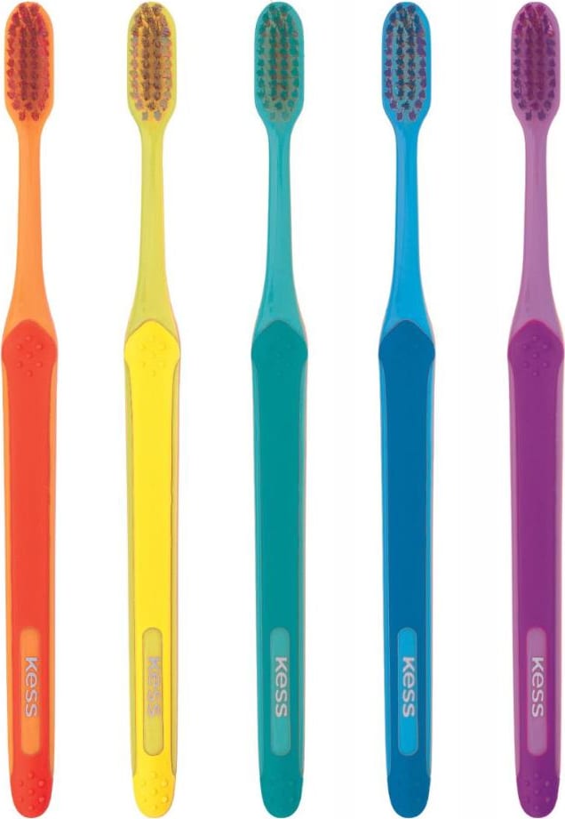 Escova Dental Kess Basic Action Macia C/5 Cód.2548