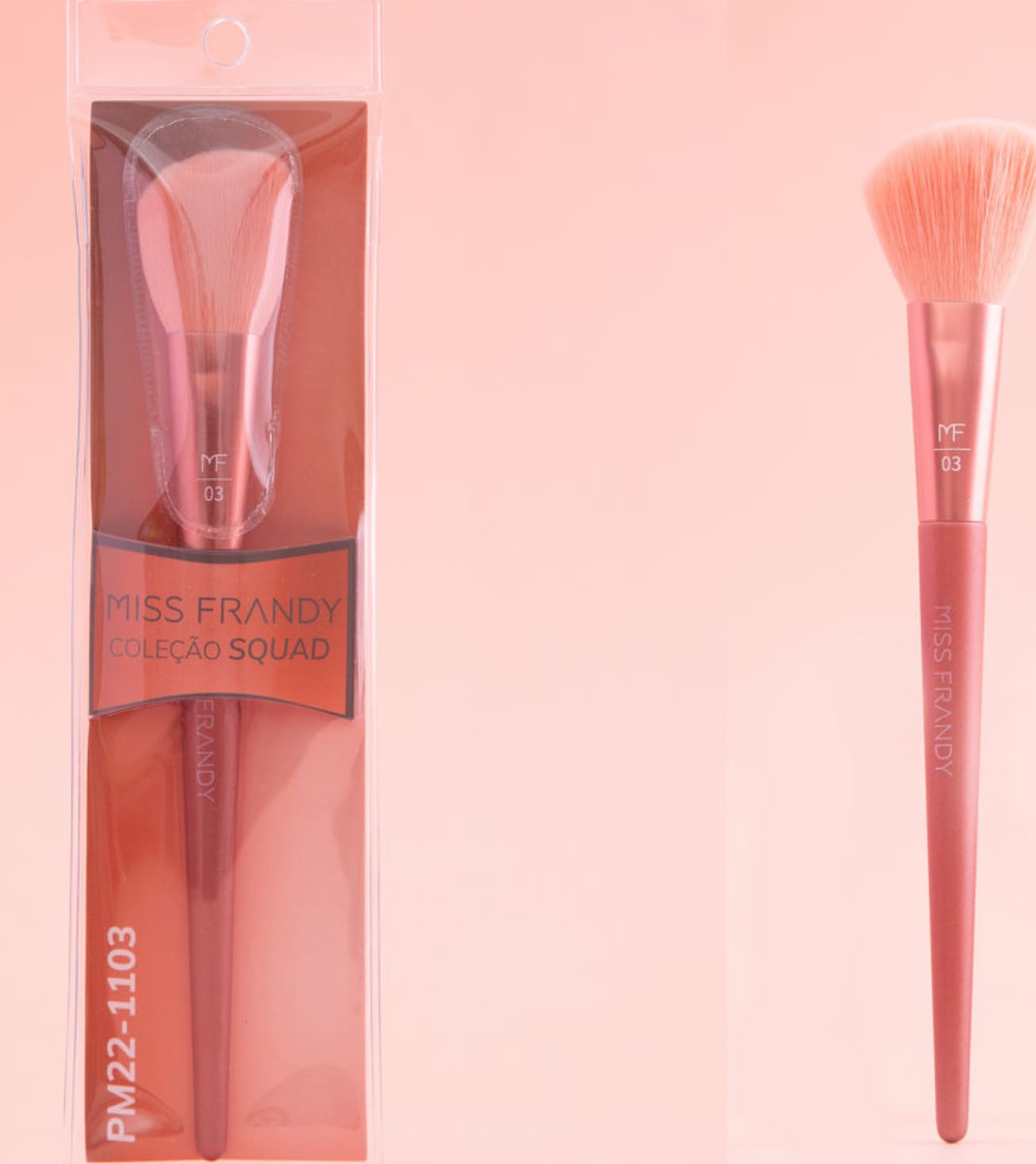 Miss Frandy Pincel Chanfrado para Blush MF03 Linha Squad PM22-1103