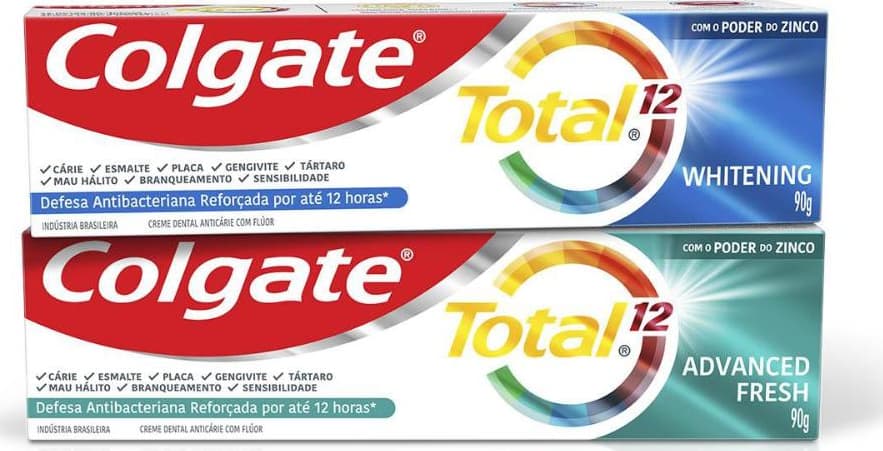 Kit Colgate Total 12 Whitenin & Advanced Fresh | Beleza na Web