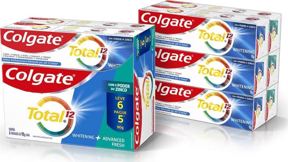 Kit Colgate Total 12 Whitenin & Advanced Fresh | Beleza na Web