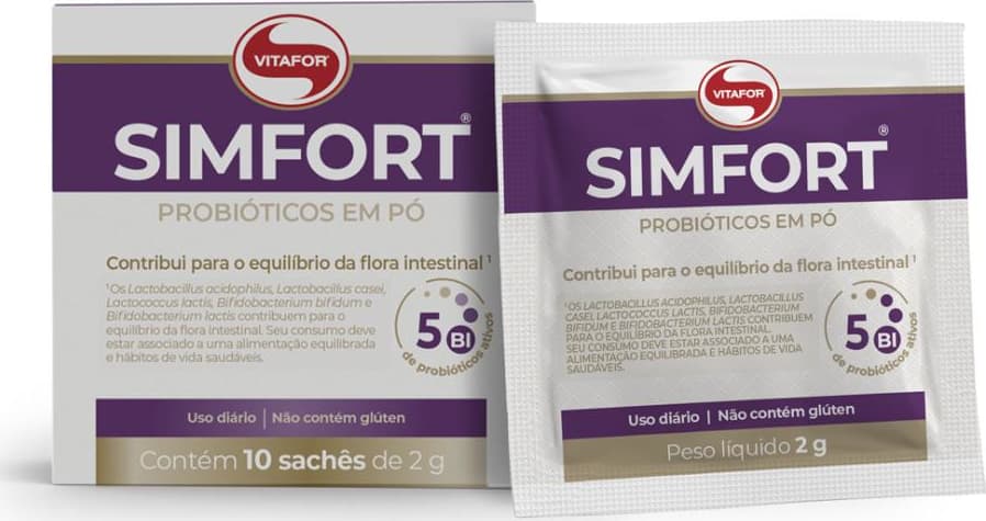 Simfort 10 sachês 2g Vitafor