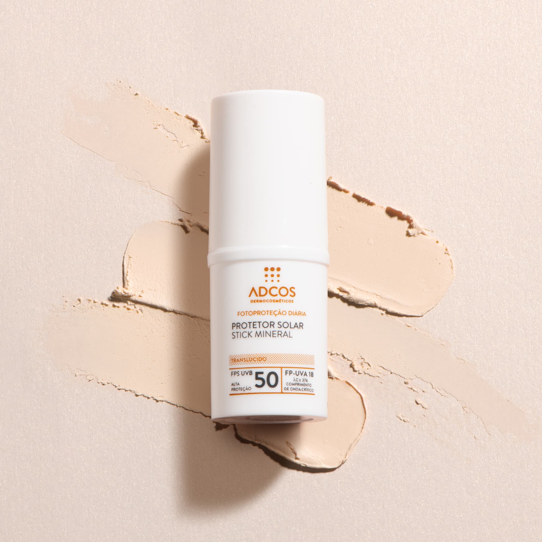 Protetor Solar Facial Adcos Fotoproteção Diária Stick Mineral FPS50 ...