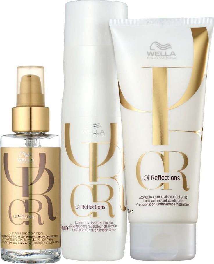 Kit Wella Professionals Oil Reflections Trio Shine Home Care | Beleza ...