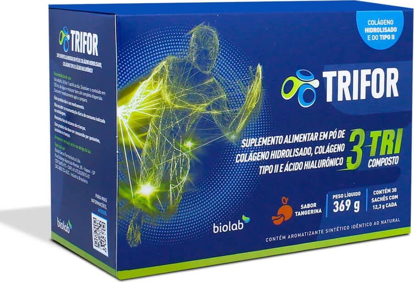 Trifor Suplemento Alimentar em Pó 369g com 30 Sachês Biolab