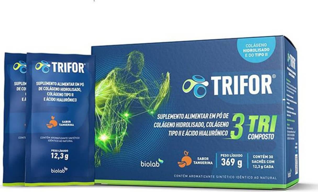 Trifor Suplemento Alimentar em Pó 369g com 30 Sachês Biolab