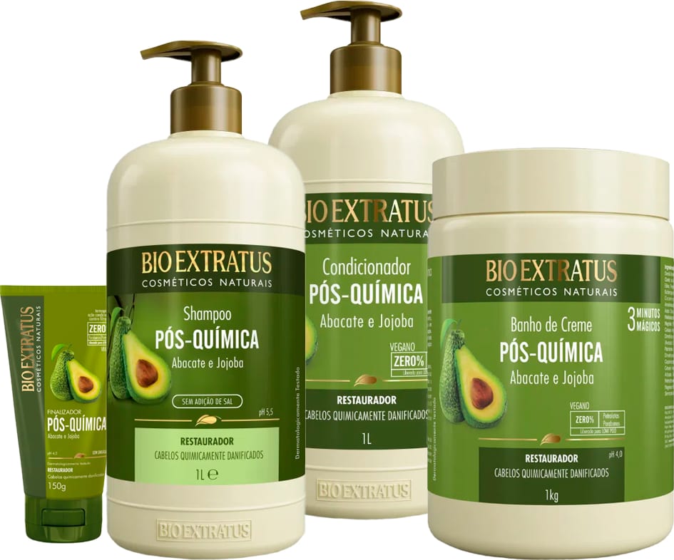 Kit Bio Extratus Pós-Química Quarteto Salão | Beleza na Web