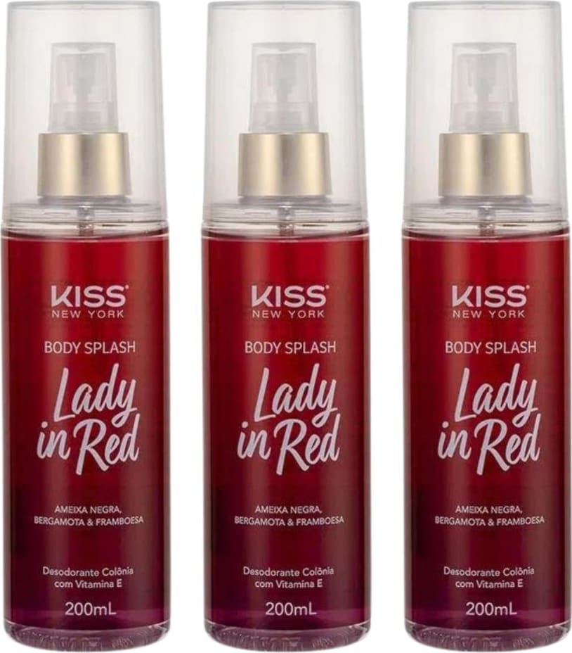 Kit Kiss New York Lady In Red Trio | Beleza na Web