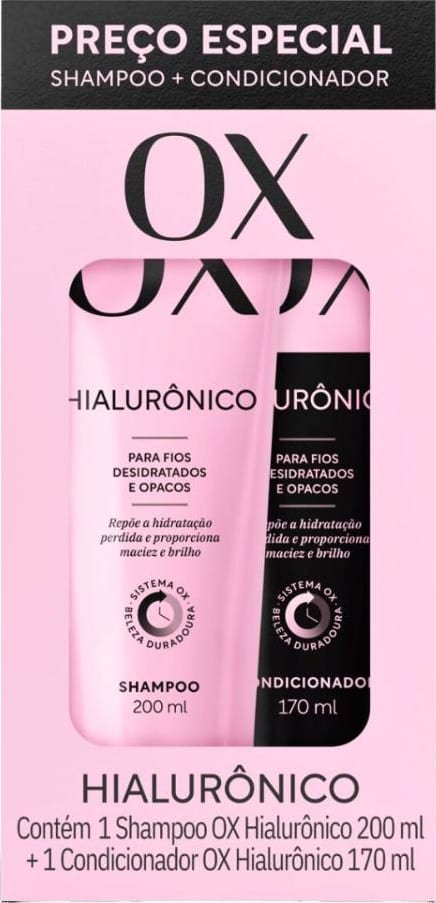 Kit OX Cosméticos Hialurônico Duo | Beleza na Web