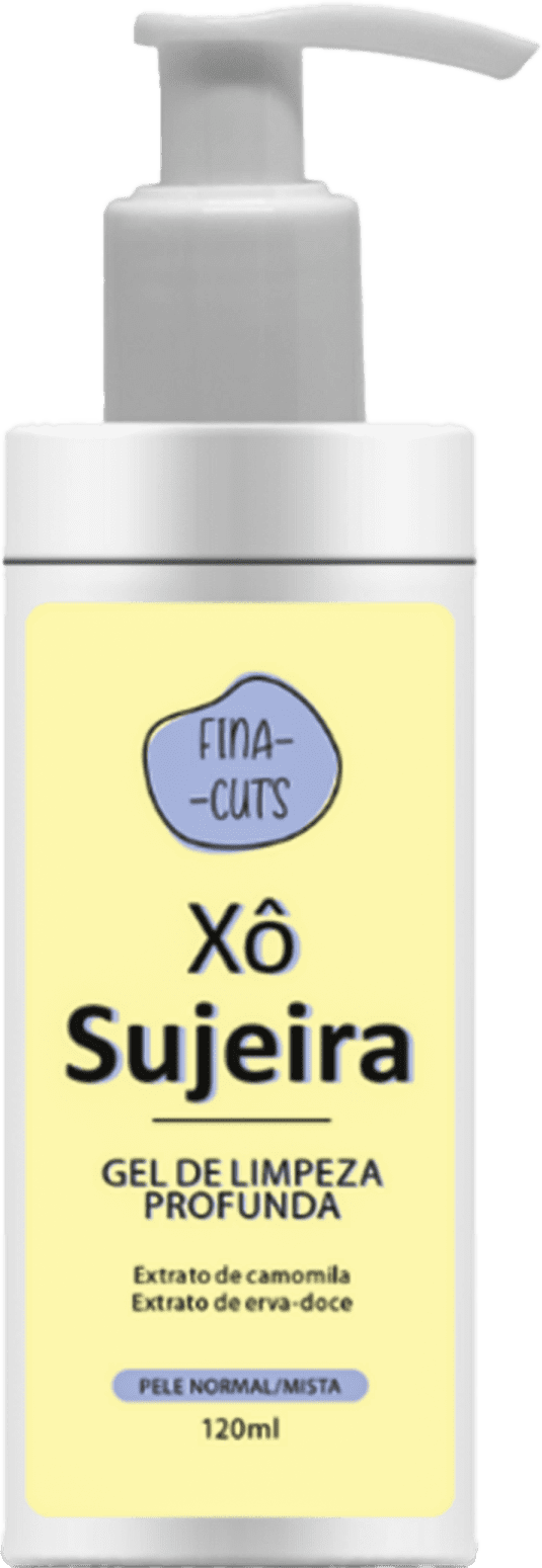 Gel de Limpeza Profunda Fina Cut's Xô Sujeira 120ml